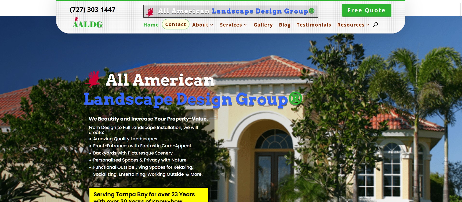 All American Landscape Design Group - Creative Web Actions